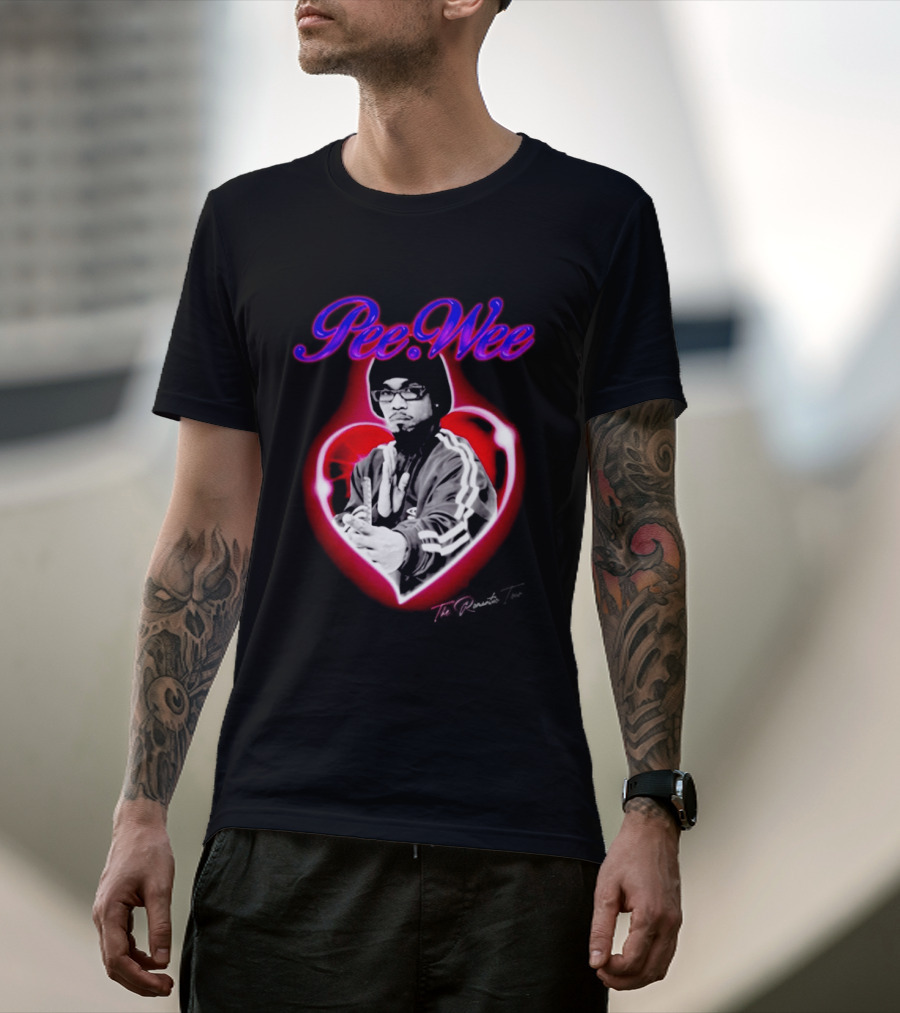 Pee Wee Heart Tour 2026 Anderson Paak Live Performance T-Shirt
