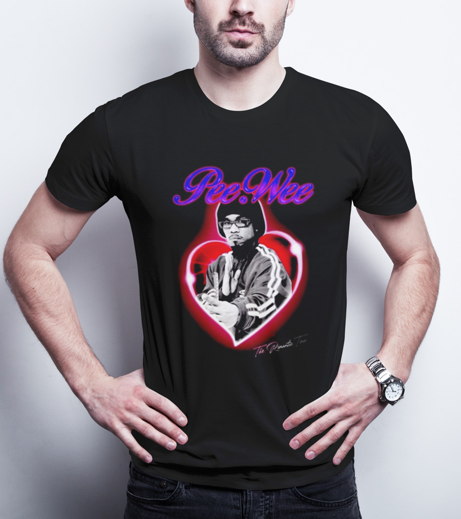 Pee Wee Heart Tour 2026 Anderson Paak Live Performance T-Shirt
