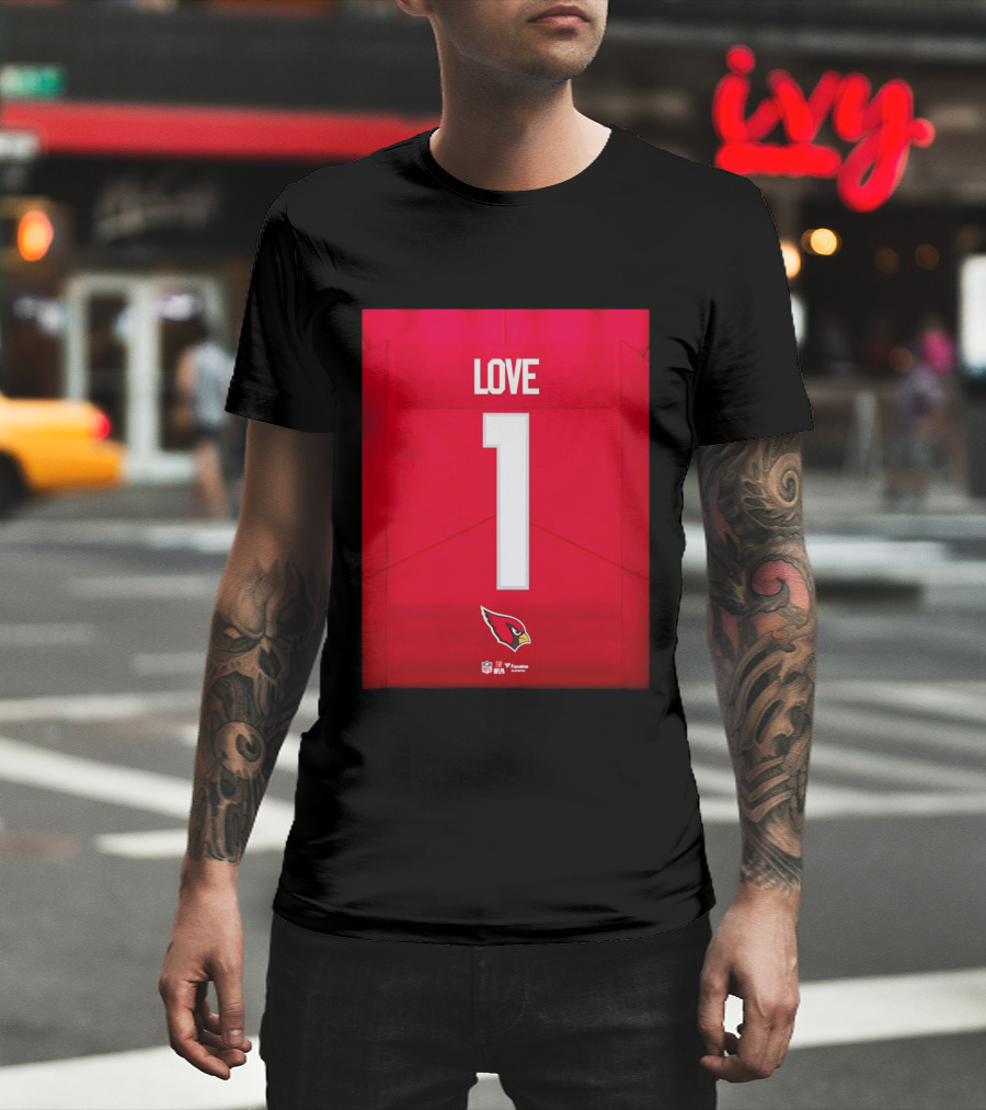 Arizona Cardinals 2026 Draft Love 1 Jersey T-Shirt