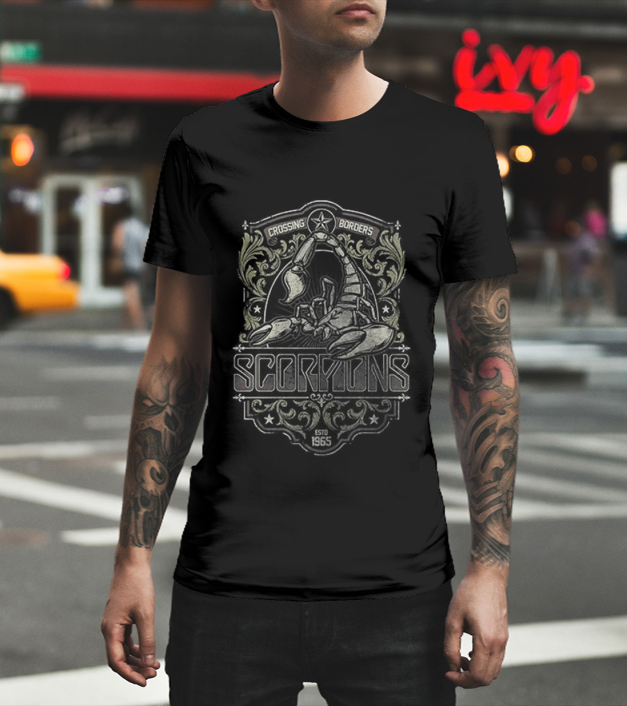 Scorpions Crossing Borders Wind Of Change Album T-Shirt