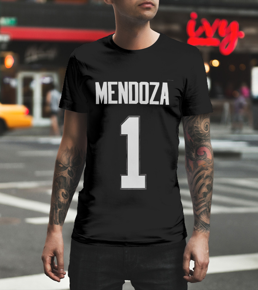Las Vegas Raiders Fernando Mendoza Number 1 Jersey T-Shirt