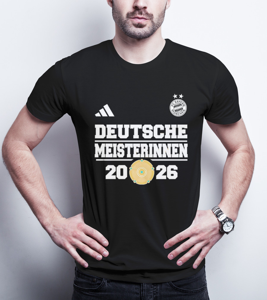 FC Bayern Munich Deutsche Meisterinnen 2026 T-Shirt
