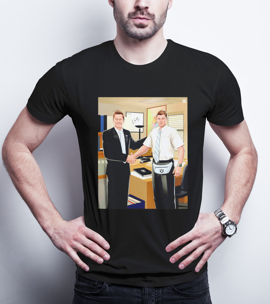 Fernando Mendoza Tom Brady Handshake NFL LFG Las Vegas Raiders T-Shirt