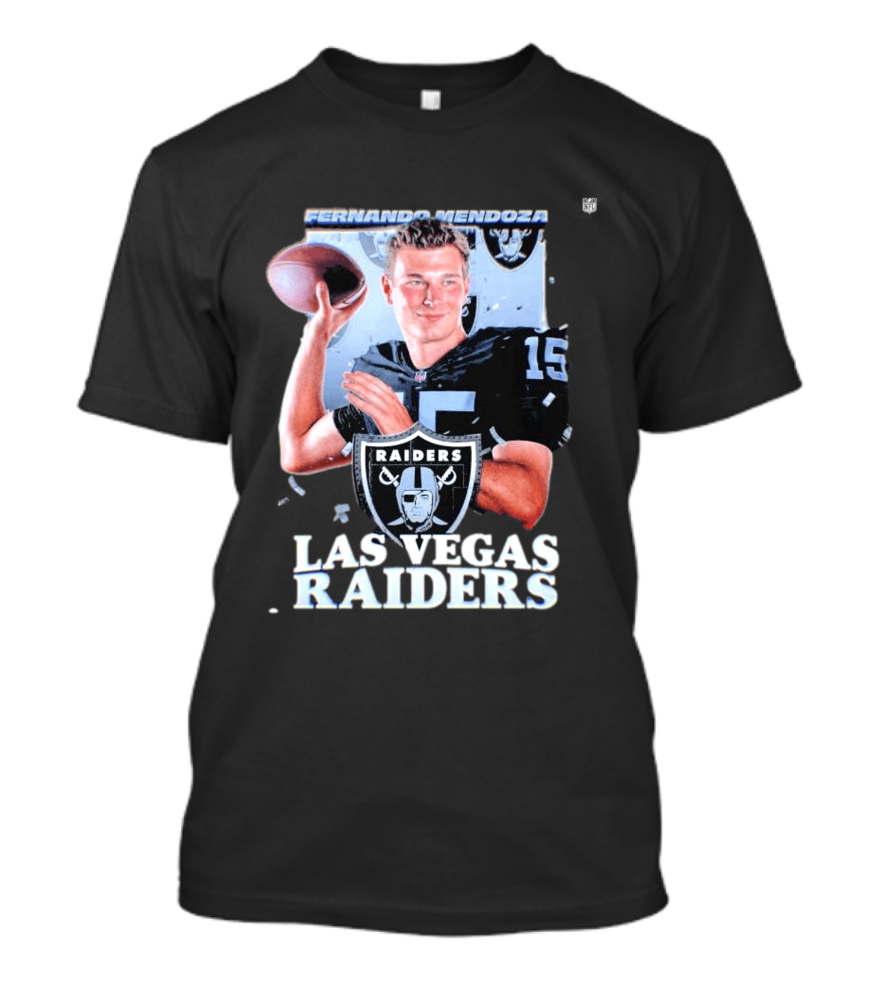 Fernando Mendoza Las Vegas Raiders Quarterback 2026 Mock Draft Prospect T-Shirt