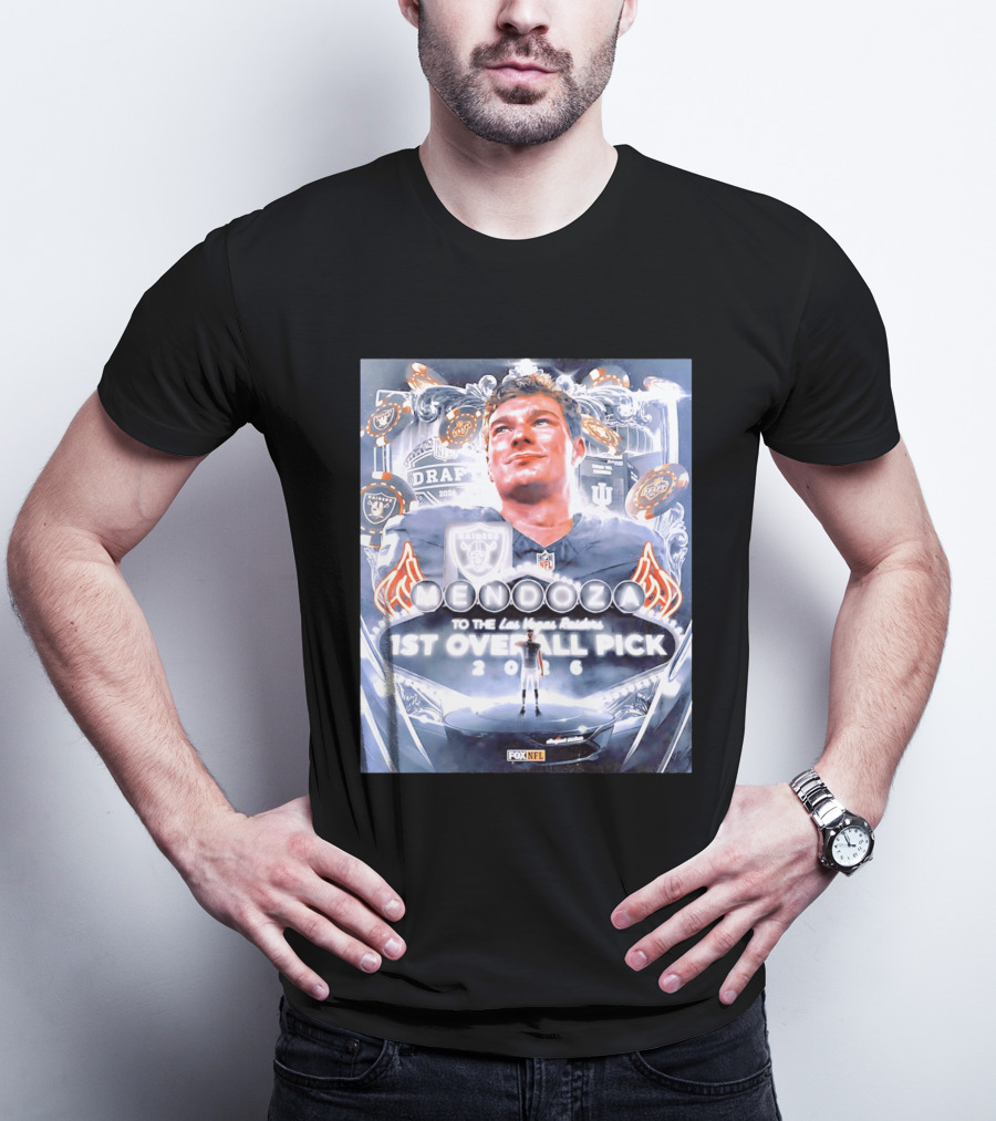Fernando Mendoza Las Vegas Raiders 1st Overall Pick 2026 NFL Draft Fox Sports T-Shirt