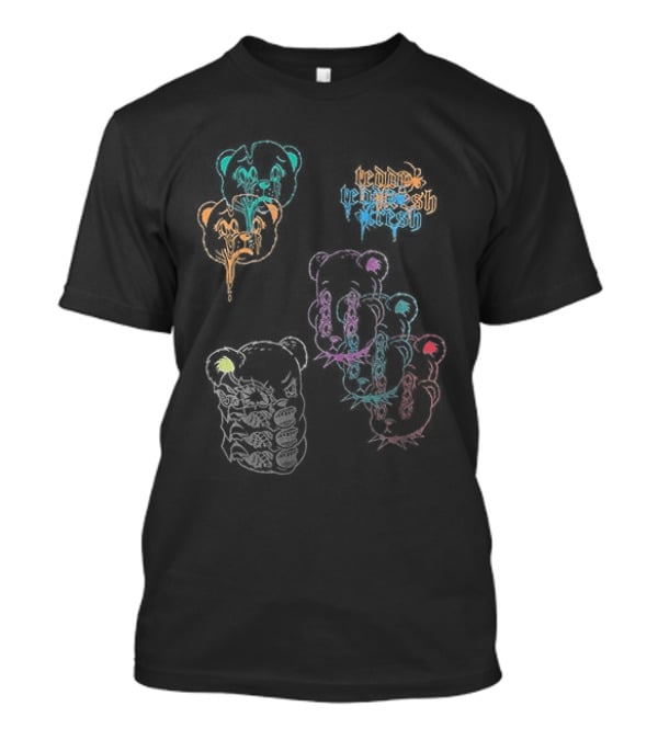 Teddy Fresh Colorful Bear Illustrations T-Shirt
