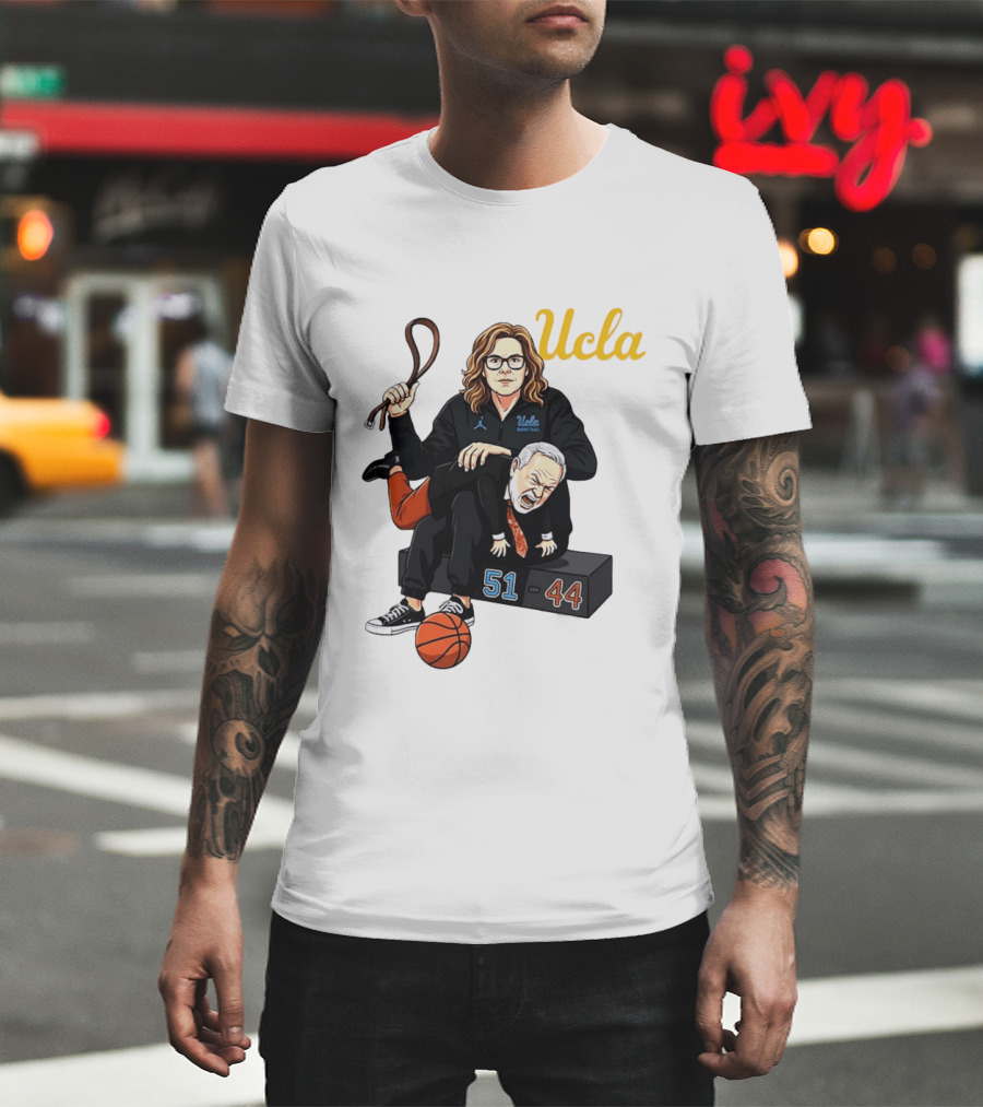 UCLA Bruins Cori Close Vs Vic Schaefer Texas Longhorns 2026 Women's NCAA Tournament Score 51 44 T-Shirt