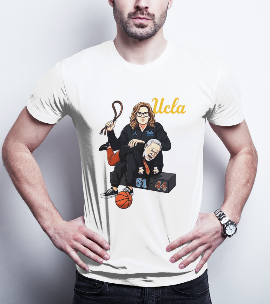 UCLA Bruins Cori Close Vs Vic Schaefer Texas Longhorns 2026 Women's NCAA Tournament Score 51 44 T-Shirt