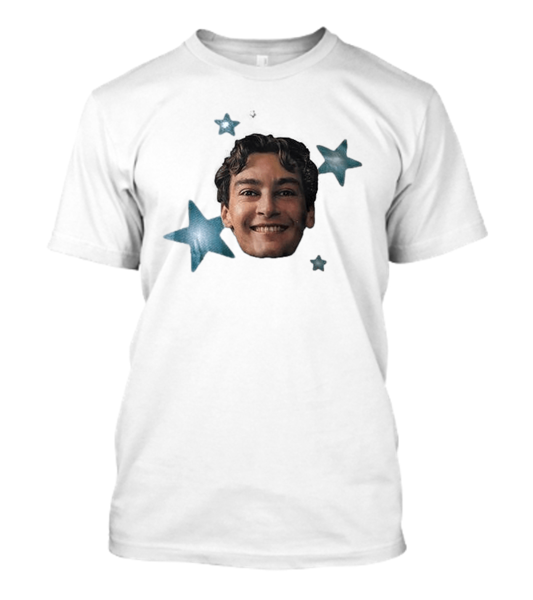 George Sixty Three Starry Smiling Face T-Shirt