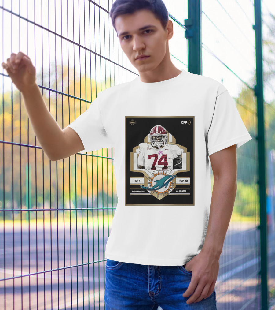 Kadyn Proctor Alabama Crimson Tide Pick 12 Draft 2026 T-Shirt