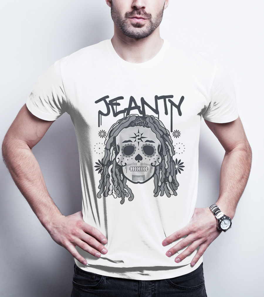 Las Vegas Jeanty Number 2 Sugar Skull Remix T-Shirt