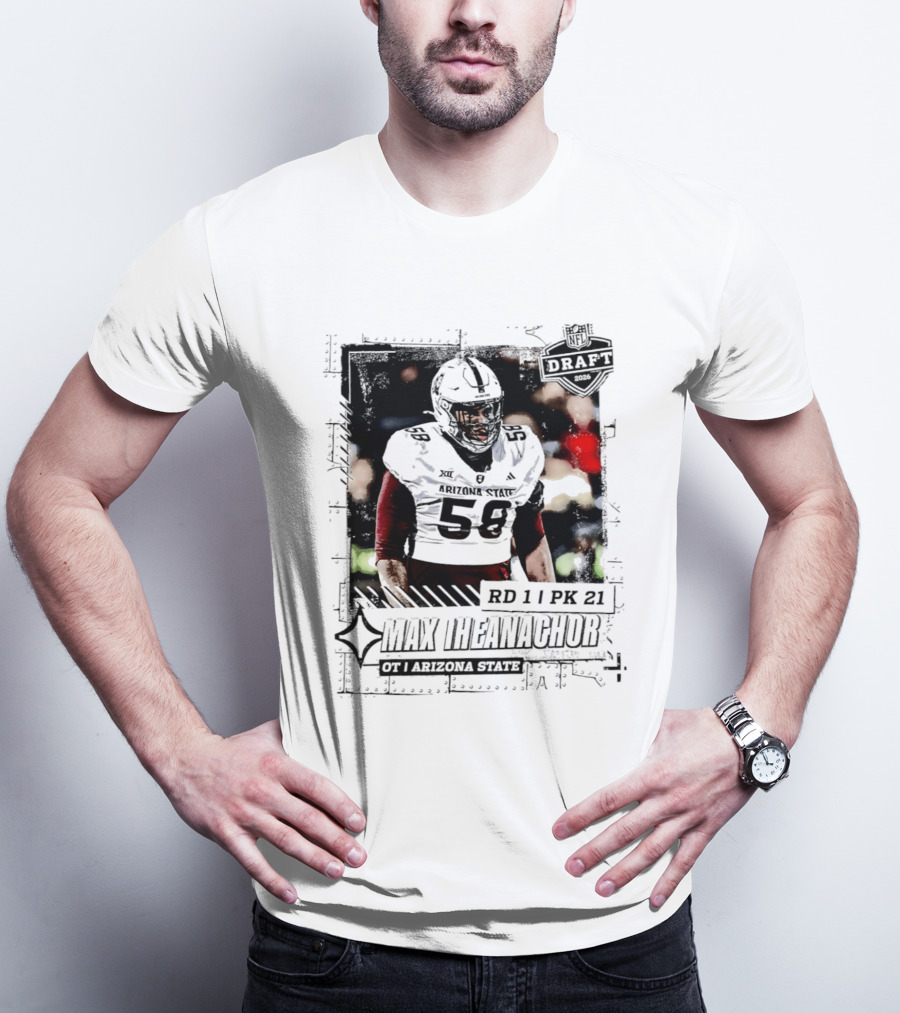 Max Iheanachor RD 11 PK 21 Arizona State Draft 2026 T-Shirt