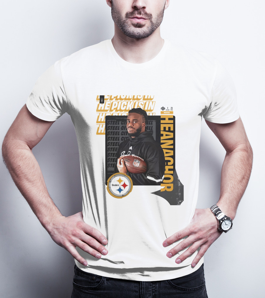 Max Iheanachor Steelers NFL Draft Round 1 Pick 21 2026 T-Shirt