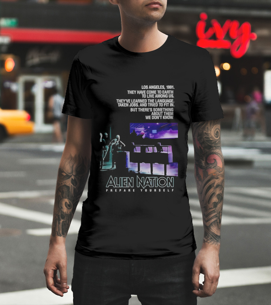Alien Nation Prepare Yourself Sci Fi Movie Los Angeles 1991 T-Shirt