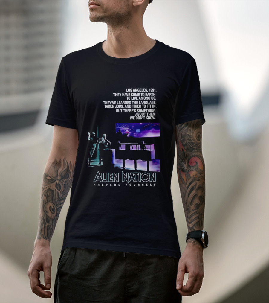 Alien Nation Prepare Yourself Sci Fi Movie Los Angeles 1991 T-Shirt