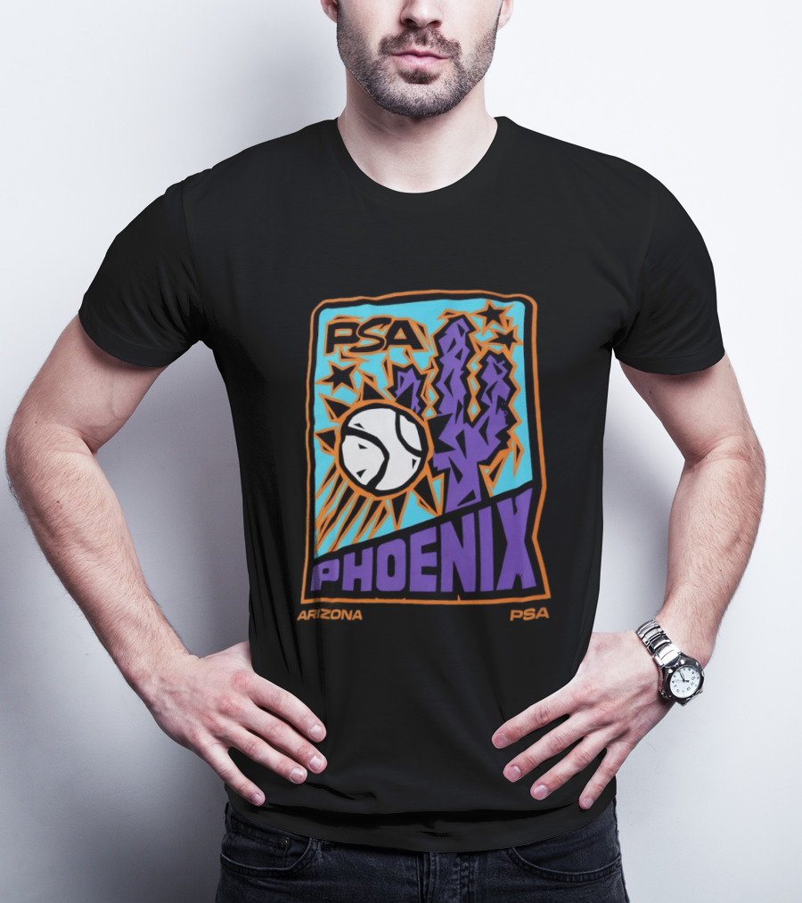 Phoenix Suns PSA Cactus Basketball Stars Arizona T-Shirt