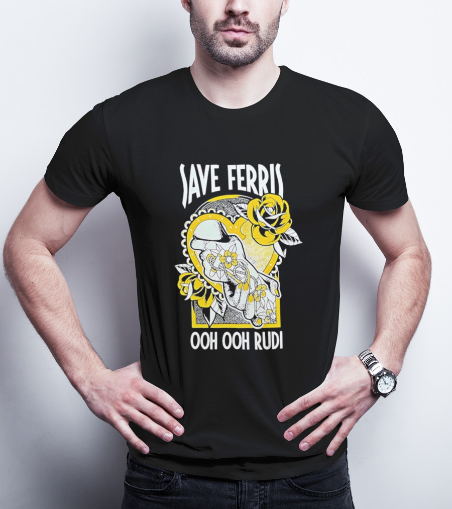 Save Ferris Ooh Ooh Rudi Rose T-Shirt