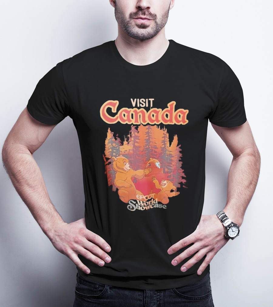 Visit Canada Kenai And Koda Epcot World Showcase T-Shirt