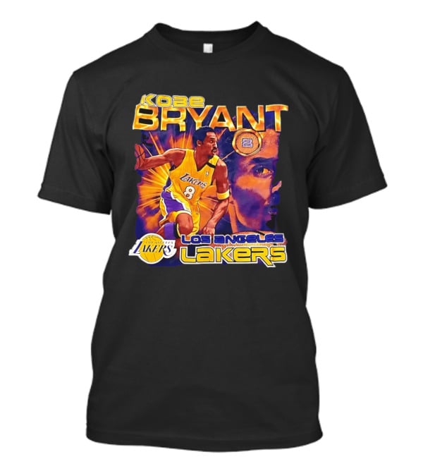 Kobe Bryant Los Angeles Lakers 8 Coin Lakers T-Shirt