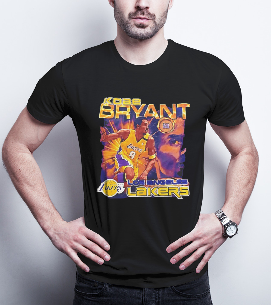 Kobe Bryant Los Angeles Lakers 8 Coin Lakers T-Shirt