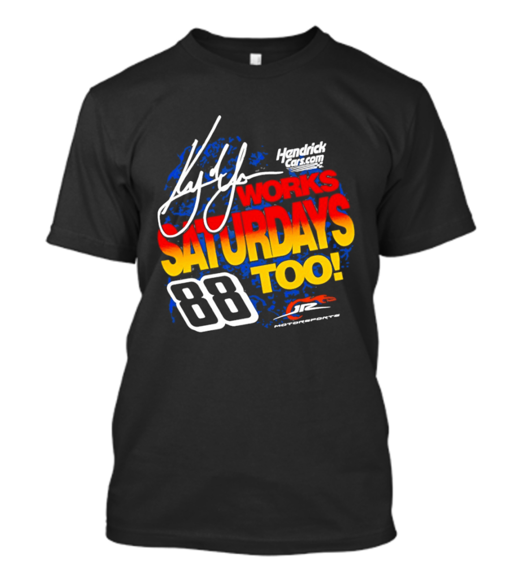 Kyle Larson JR Motorsports Saturdays Too No 88 Chevrolet Camaro SS T-Shirt