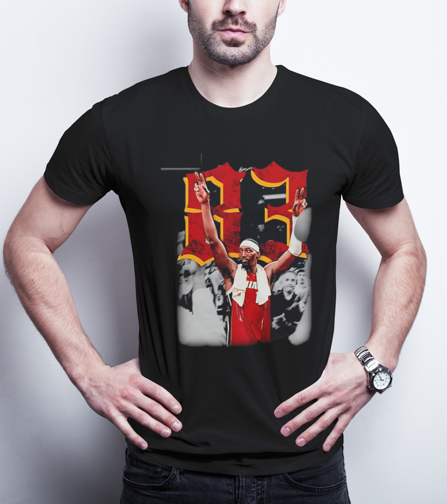 Miami Heat Bam Adebayo 13 Fan Collage T-Shirt
