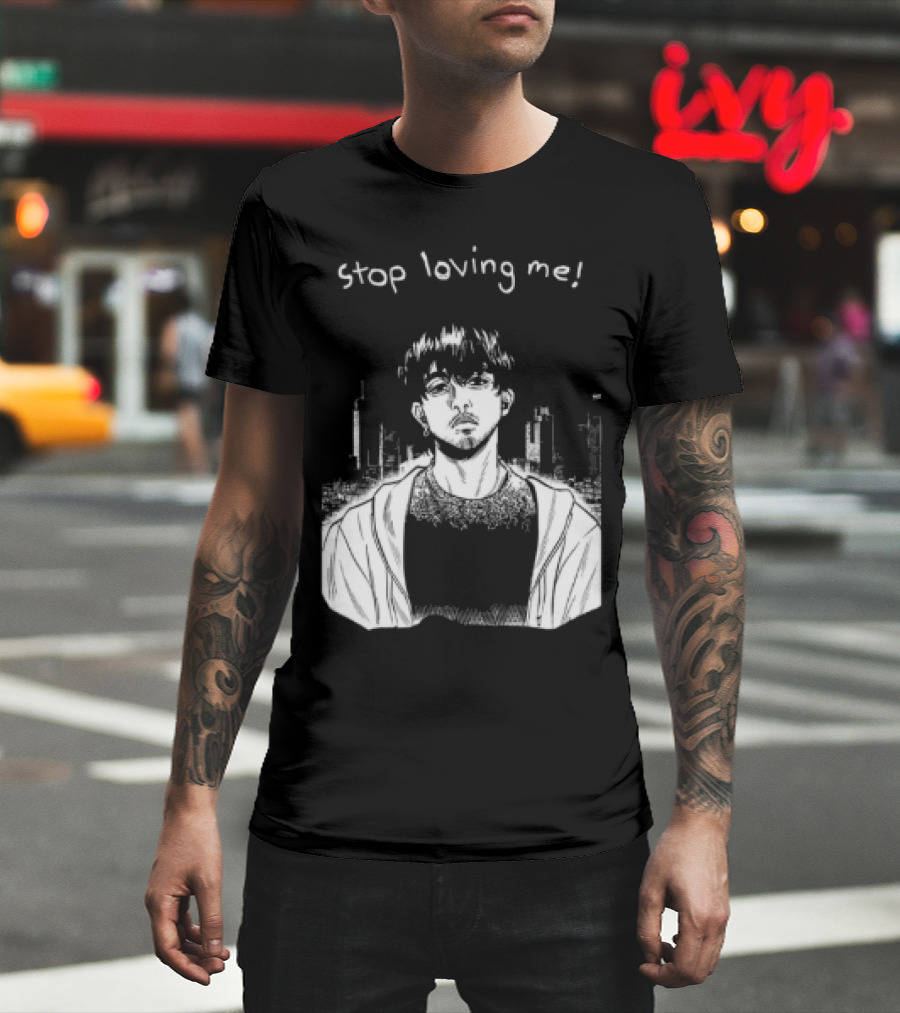 Stop Loving Me Manga Character Urban Scene T-Shirt