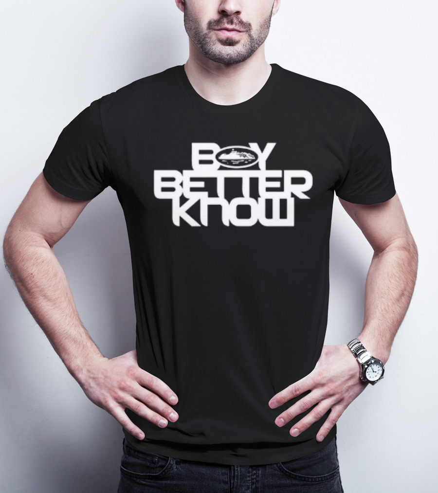Boy Better Know Alcatraz BBK Classic Bold Text Design T-Shirt