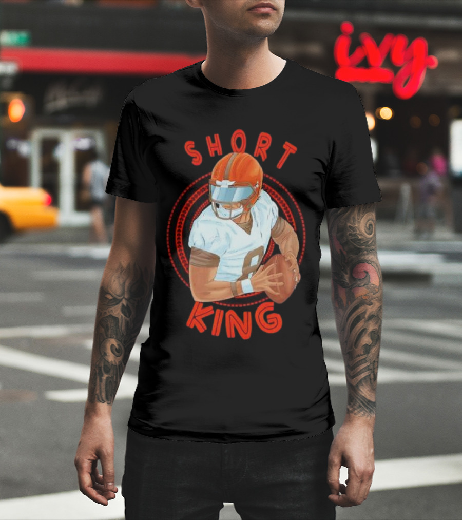 Cleveland Browns Short King Football Player Fan Favorite T-Shirt