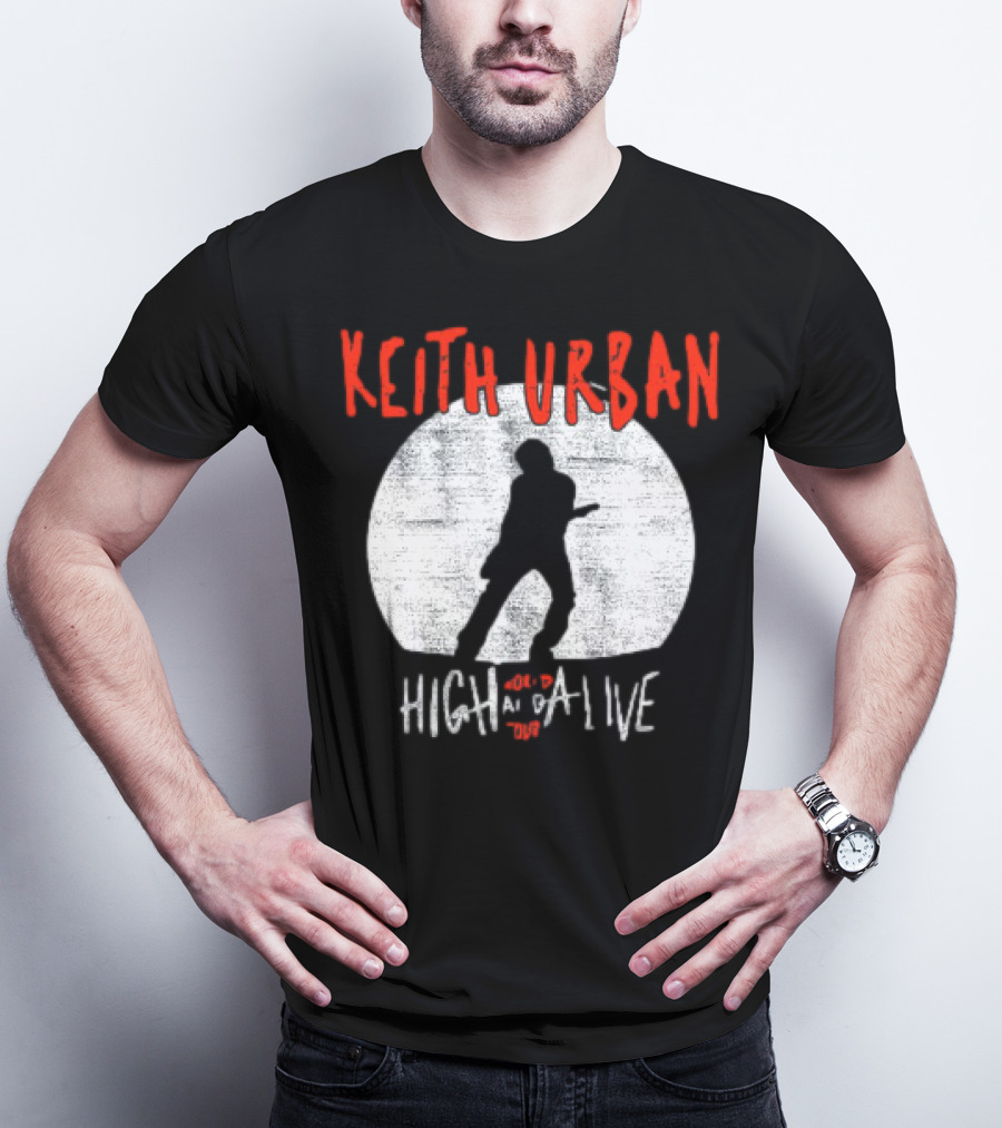 Keith Urban High And Alive World Tour 2023 T-Shirt
