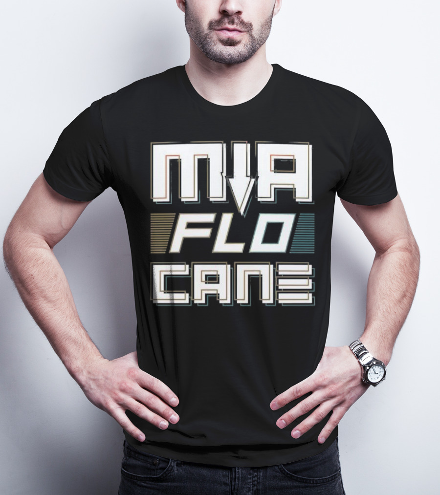 Miami Flo Cane Retro Neon Vibes T-Shirt