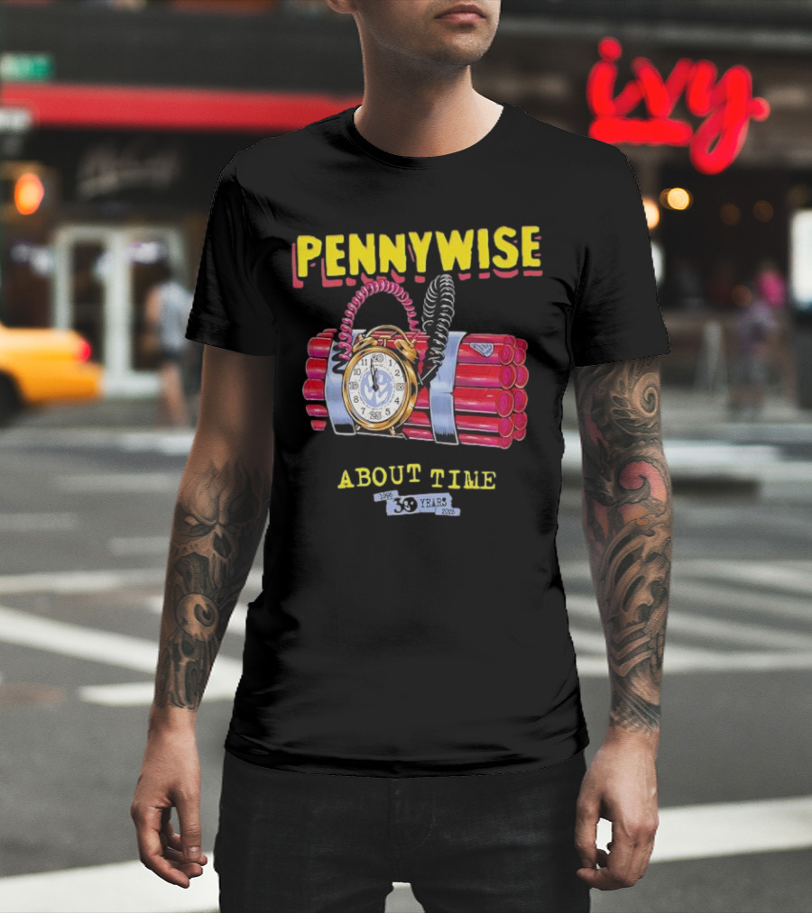 Pennywise About Time 30 Years 1996-2026 Anniversary Halloween T-Shirt