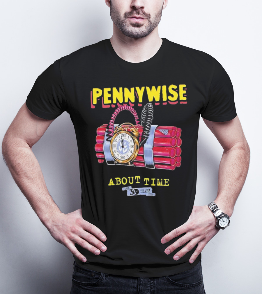 Pennywise About Time 30 Years 1996-2026 Anniversary Halloween T-Shirt