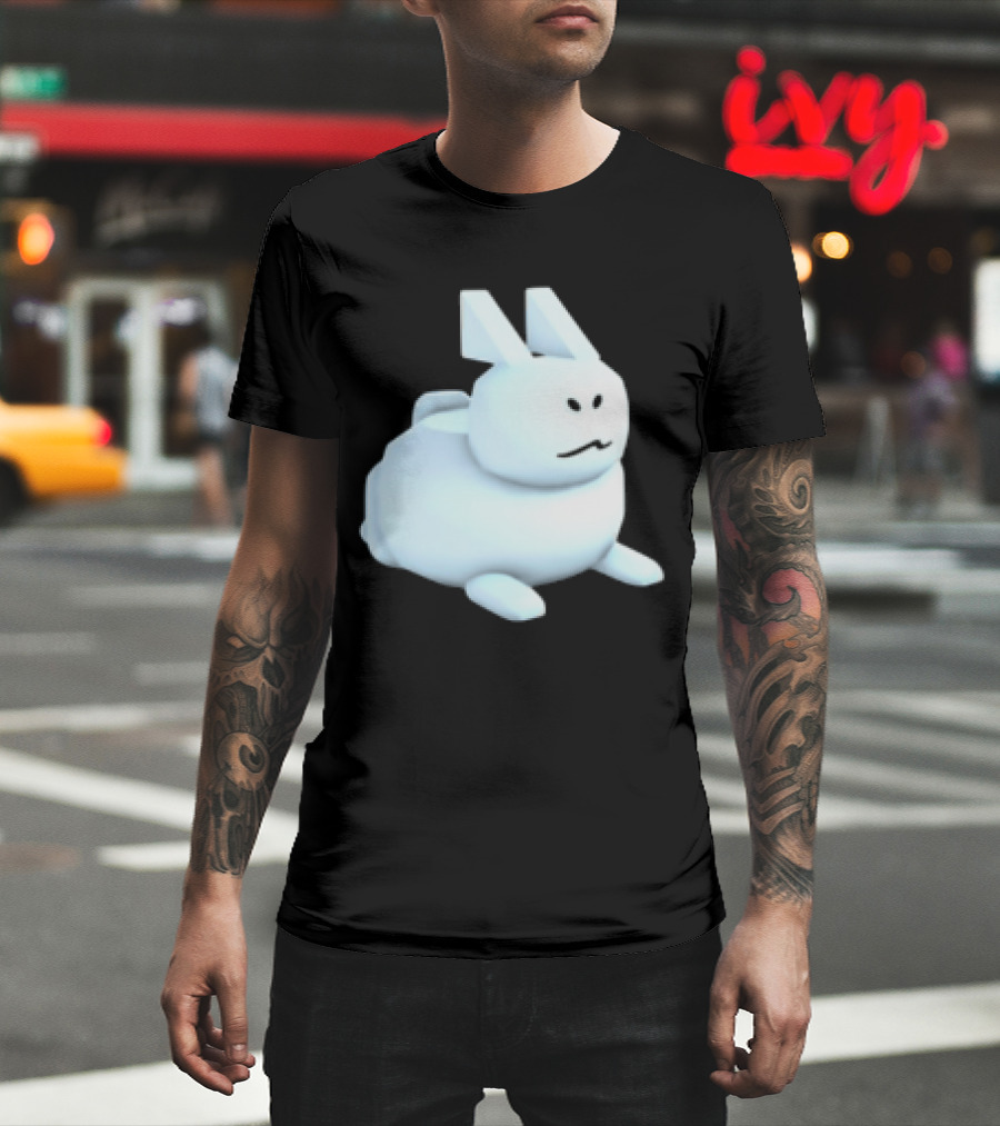 Reel Rebels Gubby Roblox Cute White Rabbit T-Shirt