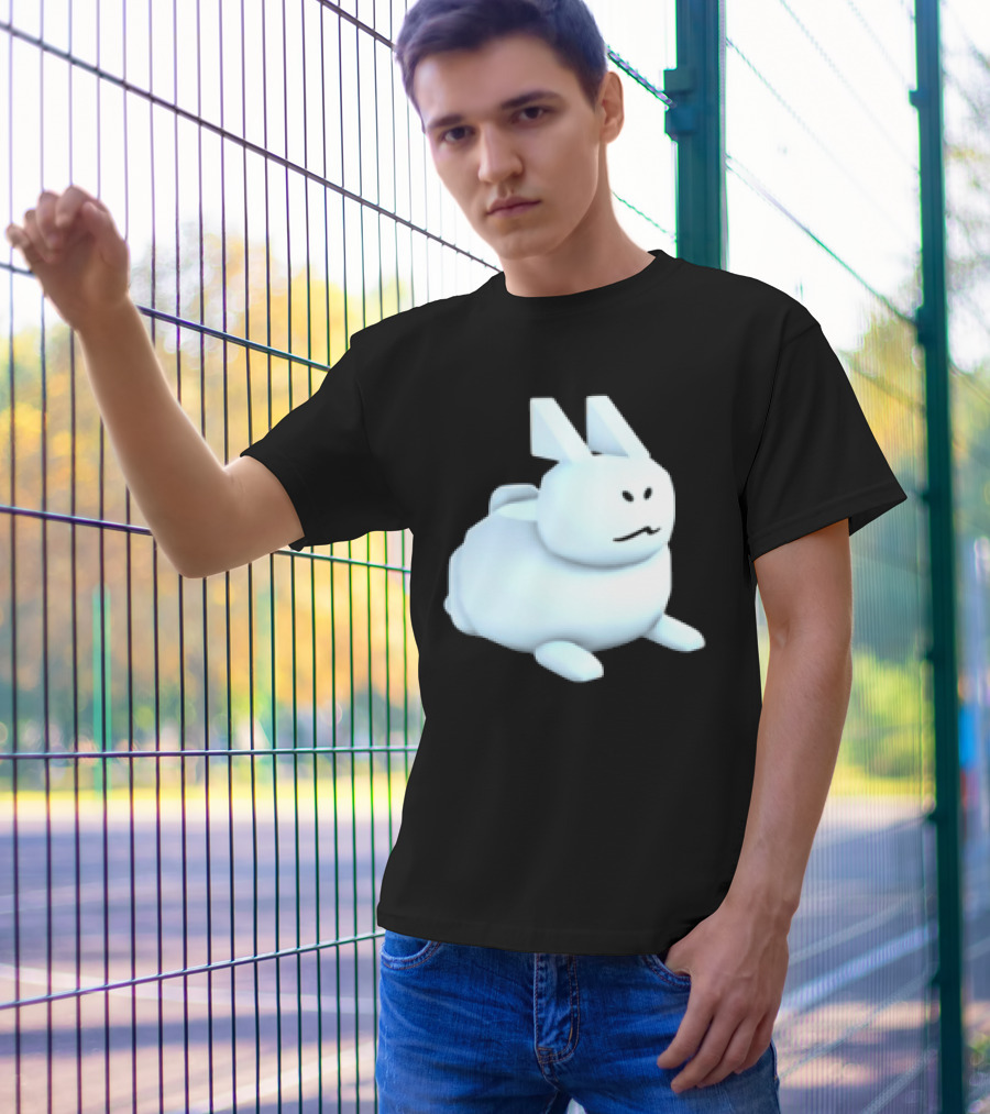 Reel Rebels Gubby Roblox Cute White Rabbit T-Shirt