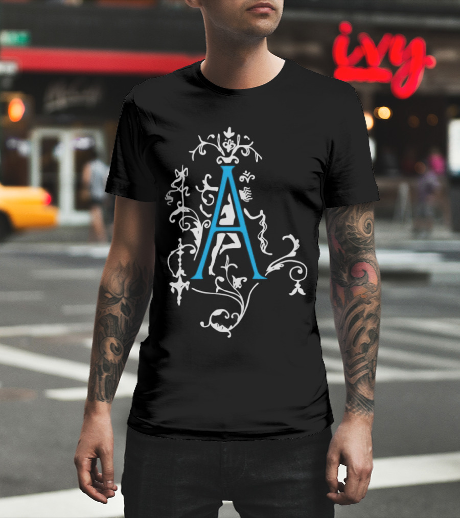 Addison Rae A Monogram With Floral Accents T-Shirt