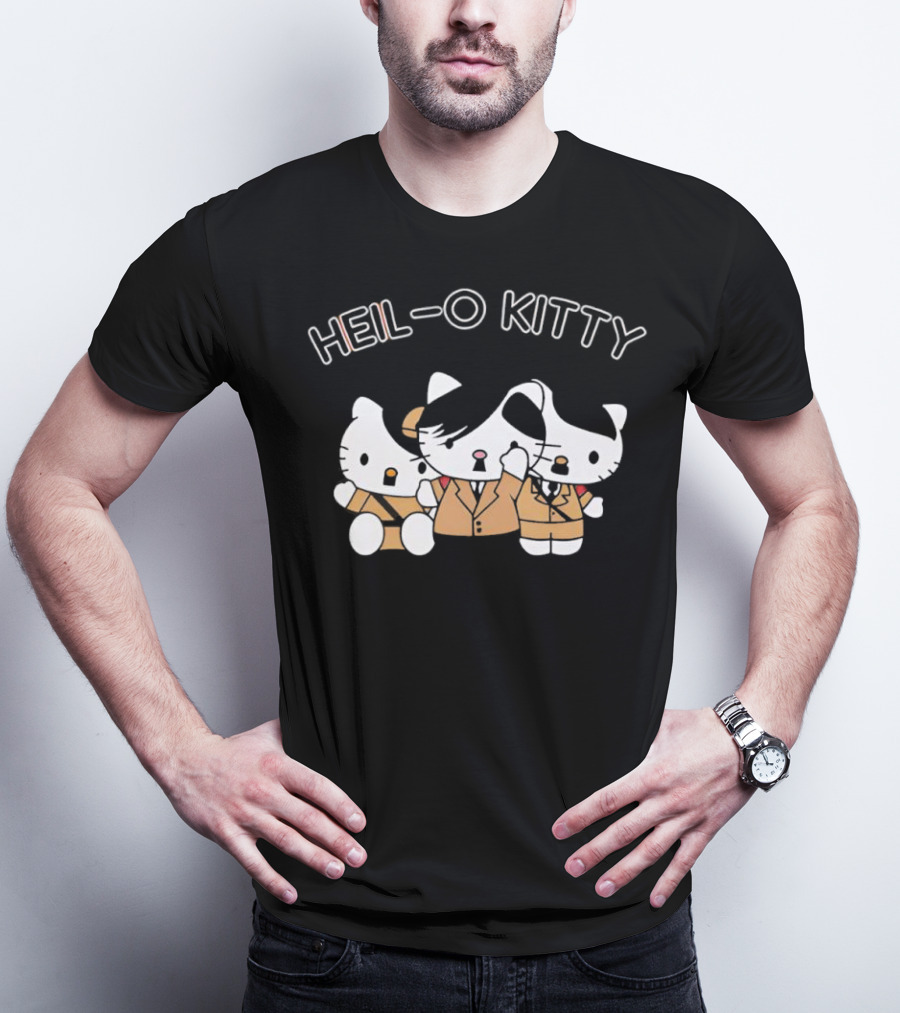 Adolf Hitler X Heil O Kitty T-Shirt