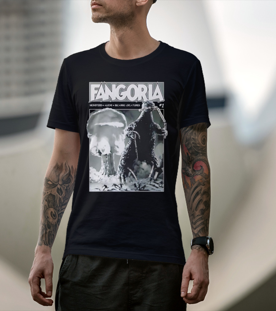 Fangoria Monsters Aliens Bizarre Creatures Godzilla T-Shirt