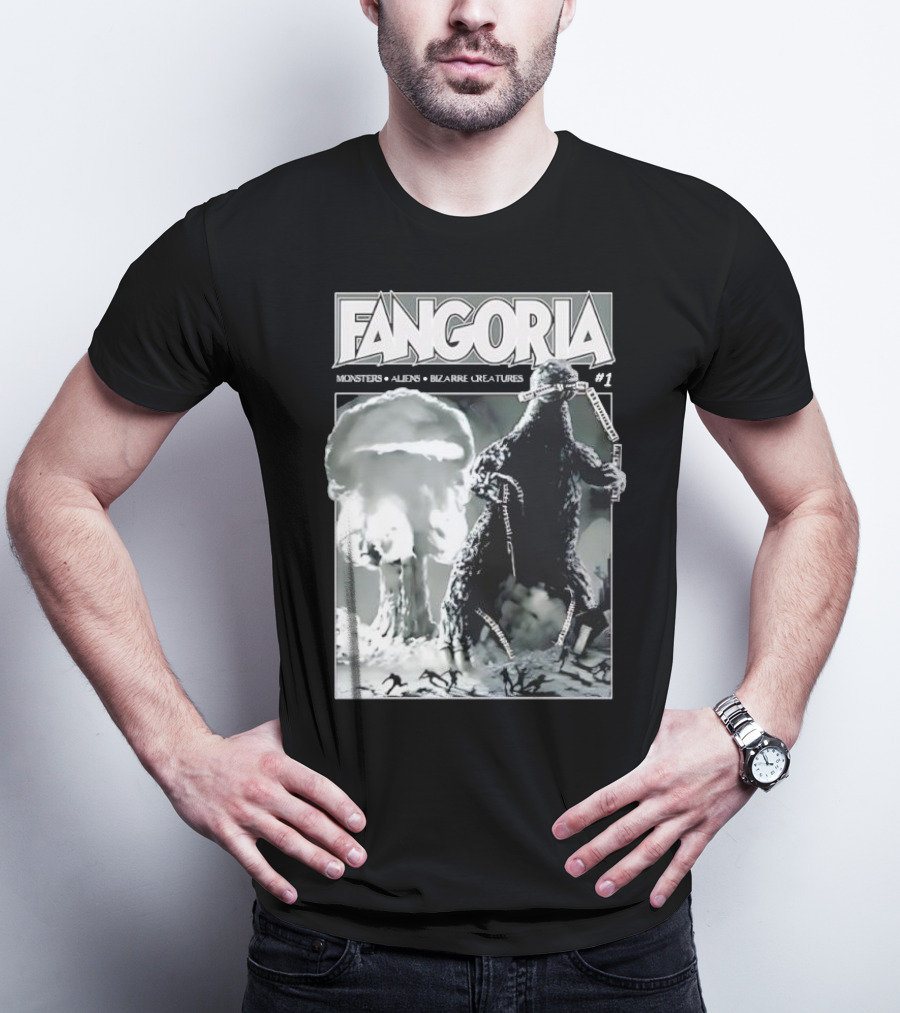 Fangoria Monsters Aliens Bizarre Creatures Godzilla T-Shirt