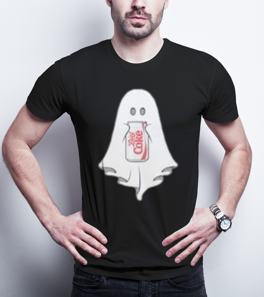 Ghost Drinking Diet Coke Can T-Shirt