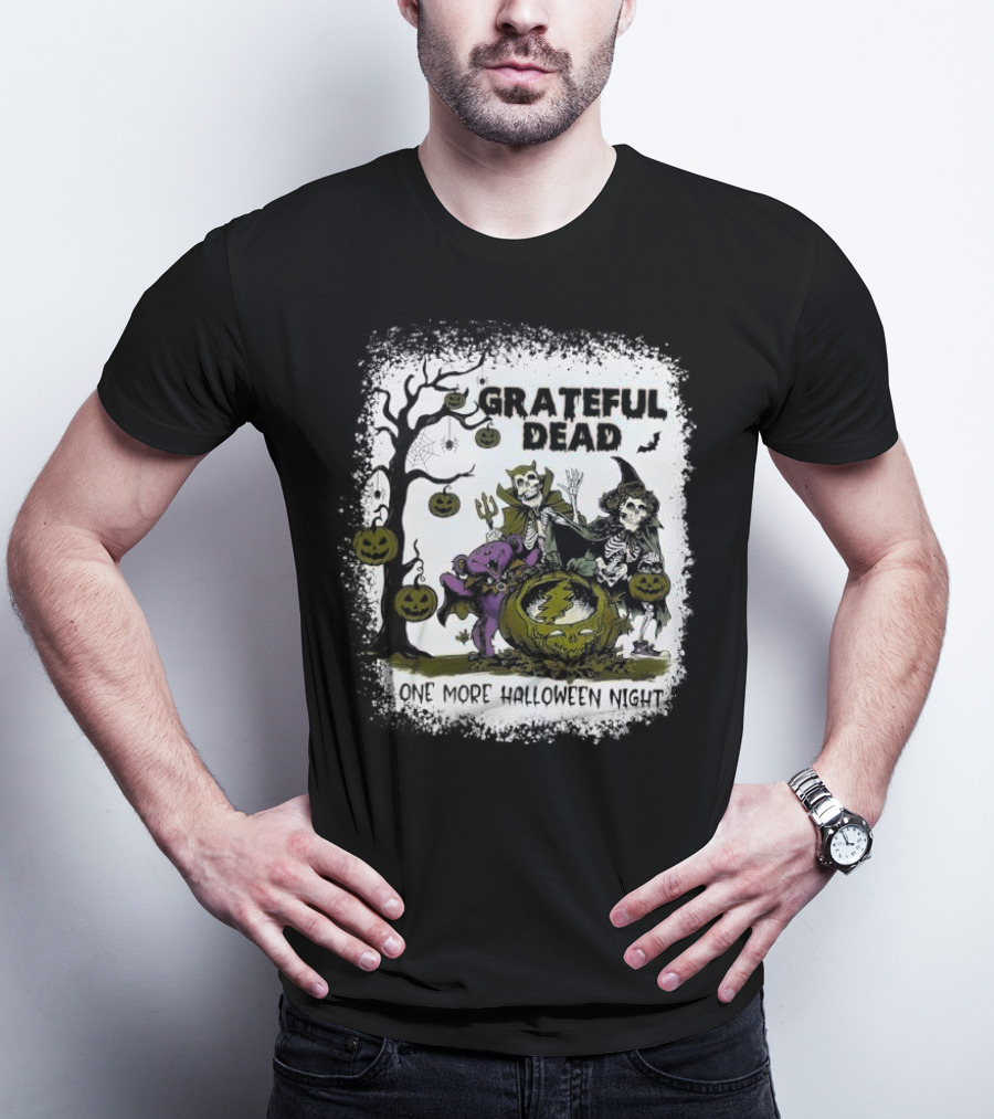 Grateful Dead One More Halloween Night 2025 Funny T-Shirt