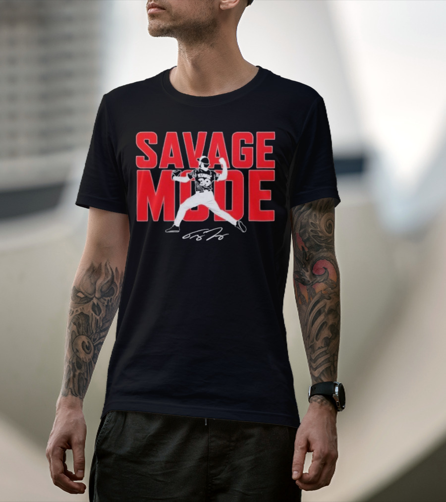 Savage Mode Trey Yesavage Toronto Blue Jays Signature T-Shirt