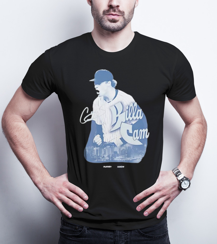 Killa Cam New York Yankees Cityscape Pitcher Style T-Shirt