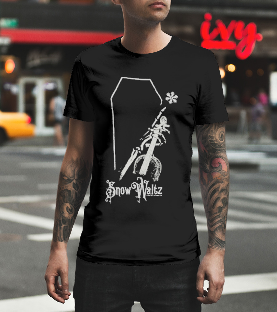 Lindsey Stirling Snow Waltz Coffin And Violin Snowflake T-Shirt