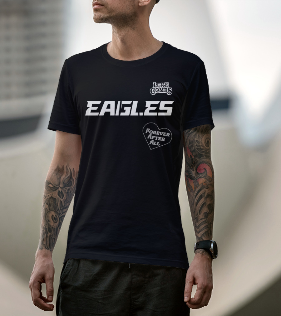 Luke Combs Eagles Forever After All Tour 2025 T-Shirt