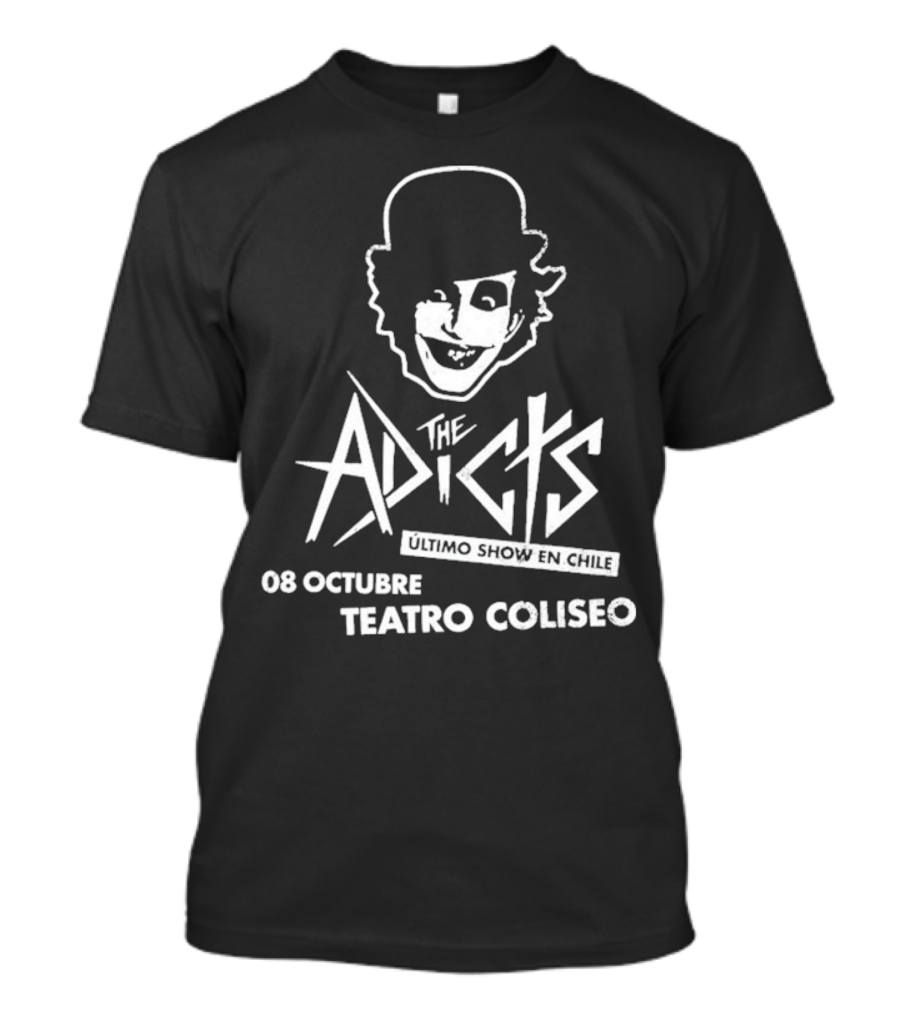The Adicts Ultimo Show En Chile 08 Octubre Teatro Coliseo T-Shirt