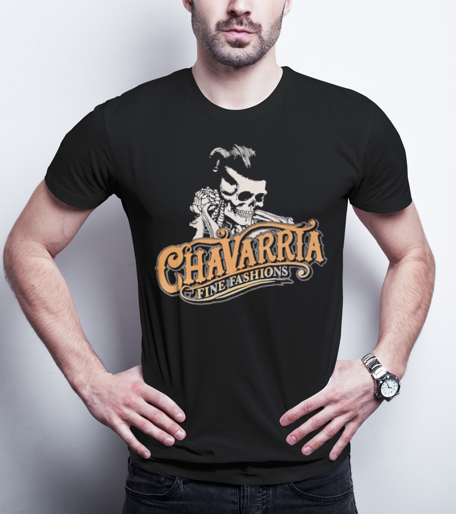 Chavarria Fine Fashions Pomade Skull Style T-Shirt