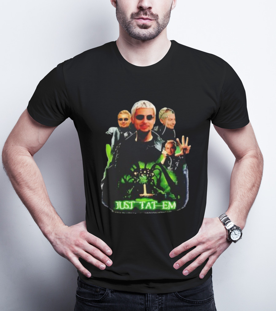 Justin Barona Just Tat Em Matrix Parody 90s Pop Culture T-Shirt