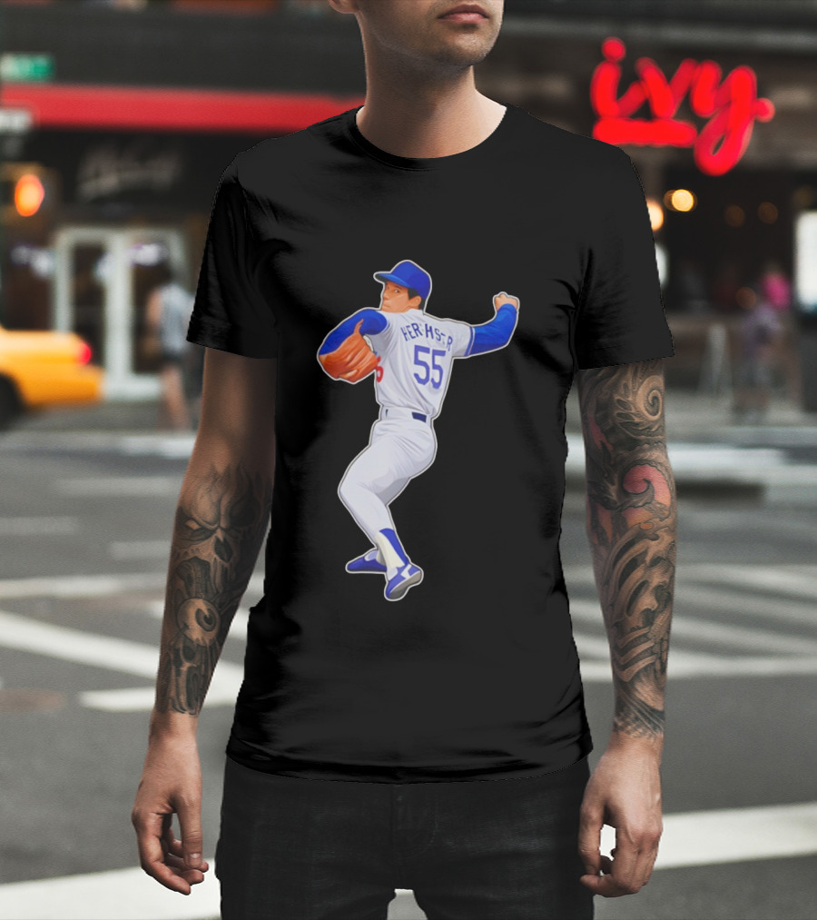 Orel Hershiser 55 Los Angeles Dodgers MLB Baseball Legend 2025 T-Shirt
