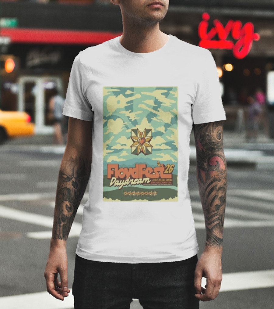 FloydFest 2026 Daydream Music Magic Mountains July 22-26 Event T-Shirt